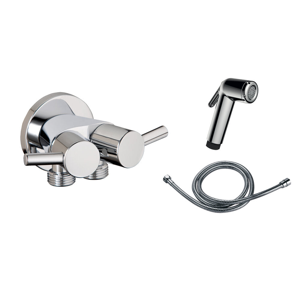 Wall-mounted shower with output to toilet flush 1 Function Shattaf Oas ...